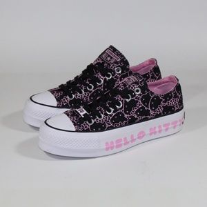 Converse | Shoes | Converse Chuck Taylor Hello Kitty Platform Shoes ...